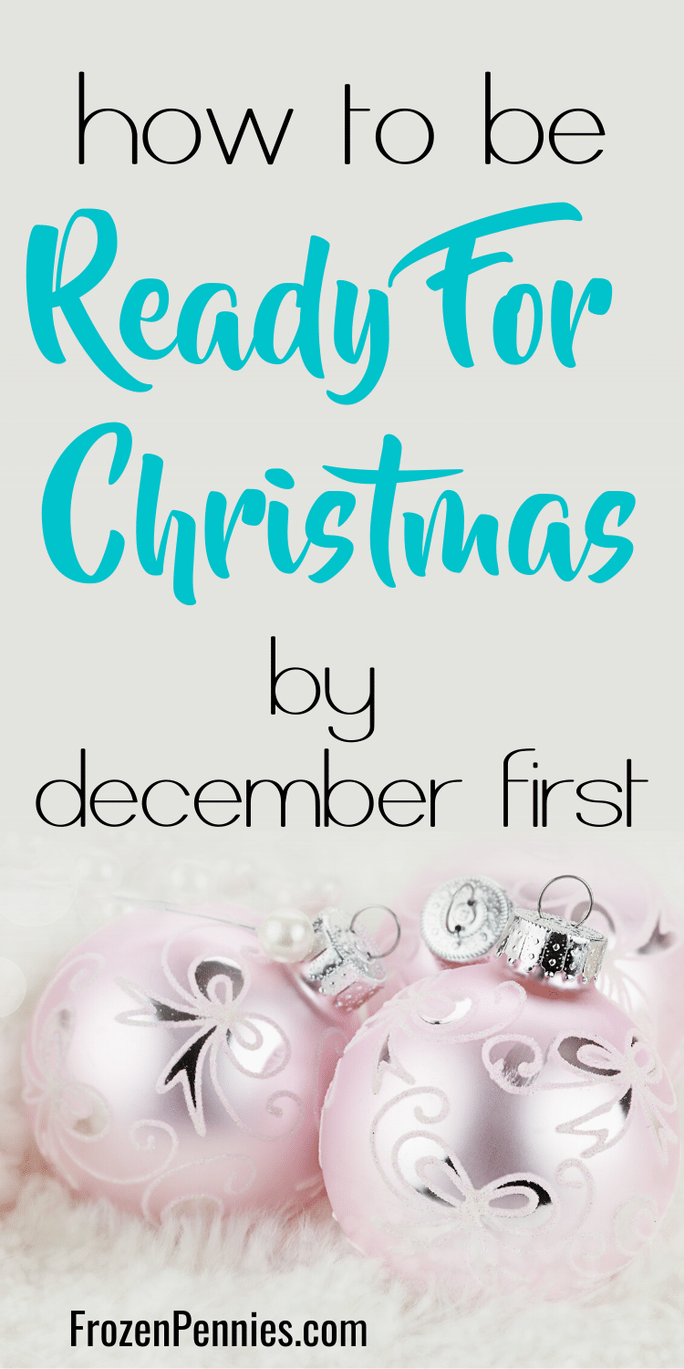 Want a Stress-Free Holiday? 25 Tips to Prep for Christmas Now! - Frozen ...