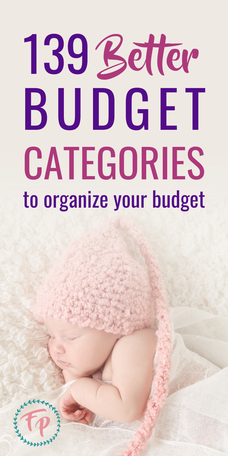 139 Best Budgeting Categories For Your Personal Budget Plan - Frozen ...